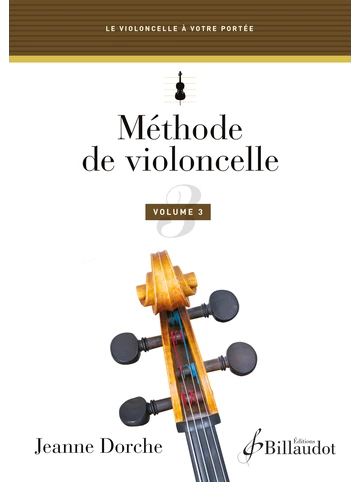 Méthode de violoncelle - Volume 3 - Violoncelle - Cordes - Catalogue - Billaudot